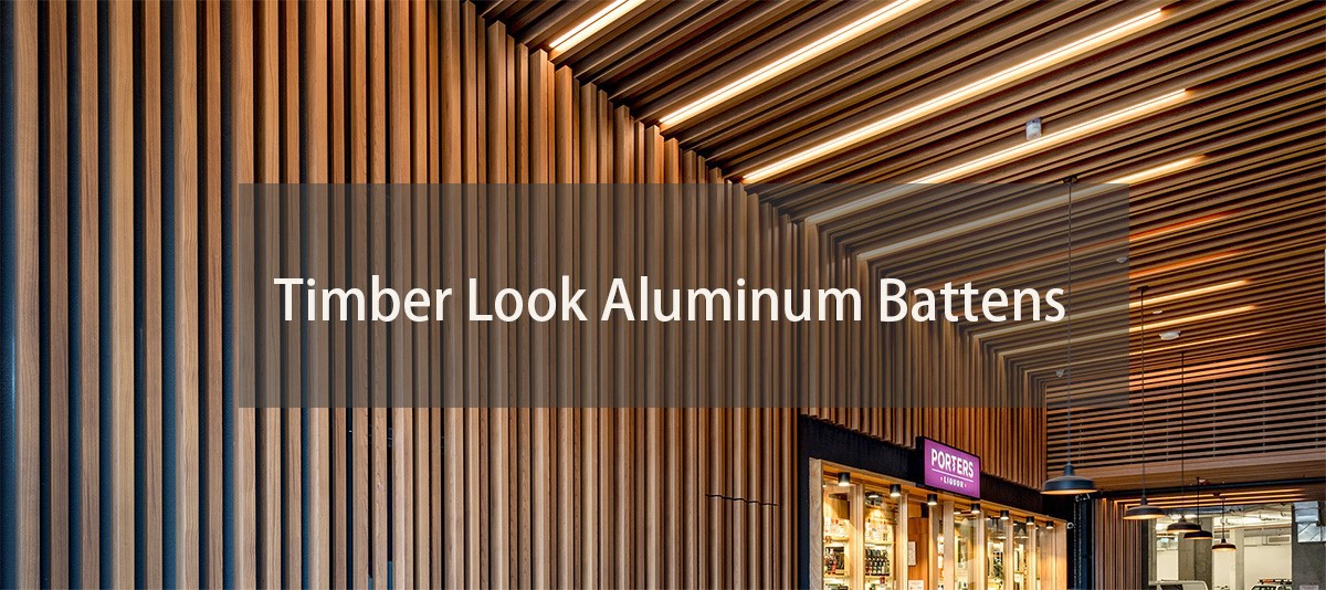 Timber Look Aluminum Battens: Aluminium That Looks And Feels Like Wood ...