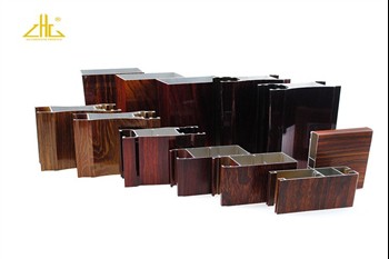 Aluminum Profiles With Powder Coated Wood Grain Finish - Aluminum Knowledge
